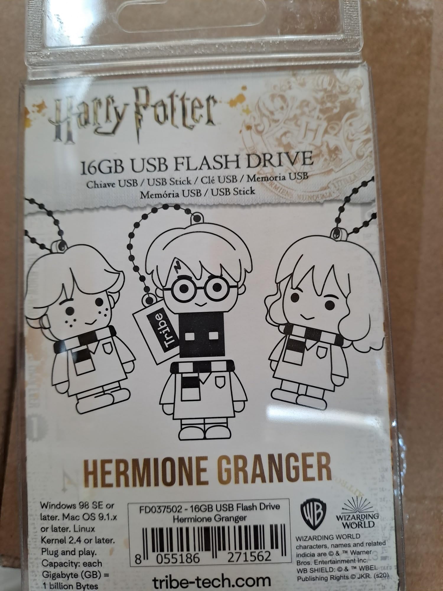 Tribe FD037502 Harry Potter - Hermione Granger 16 GB USB Flash Drive