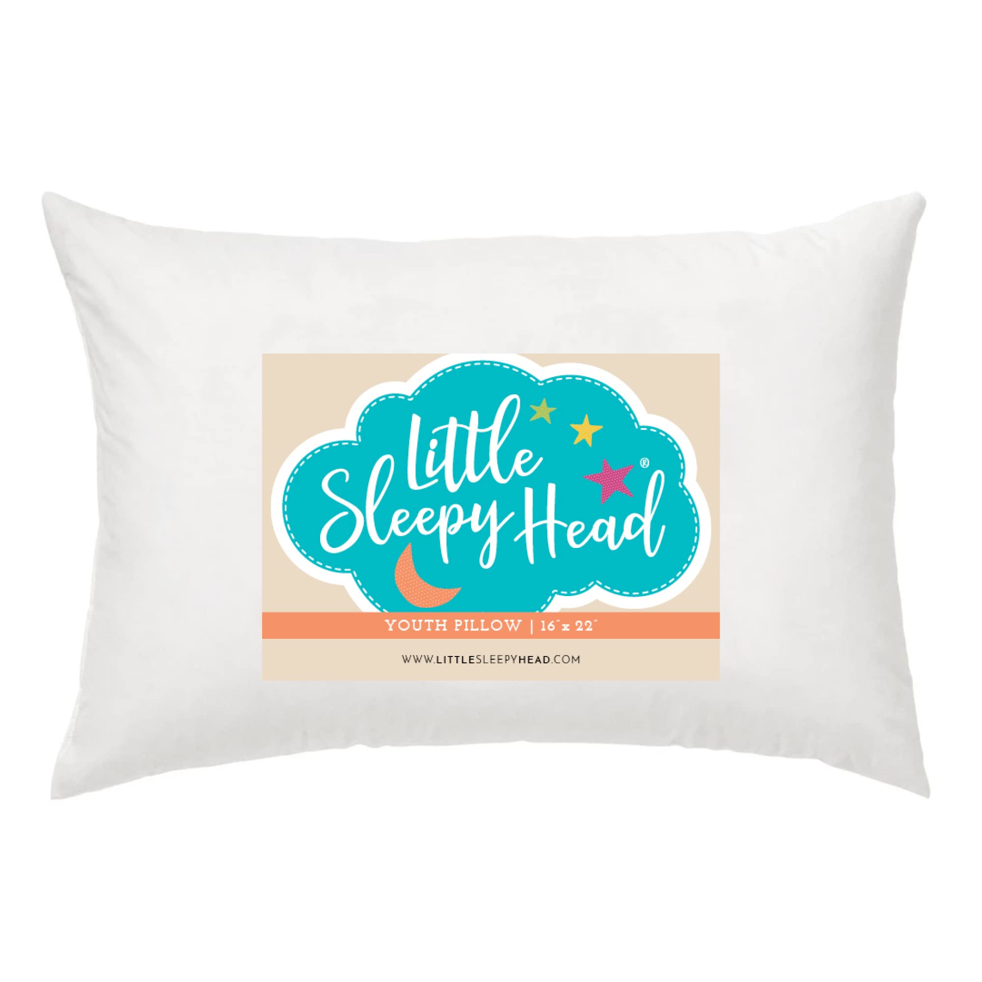 Youth Pillow - 16 X 22 - Soft & Hypoallergenic - Better Sleep for Kids - Toddler Bed Pillow - Perfect Size - Backed by Our Love The Fluff Guarantee (1 Pack)