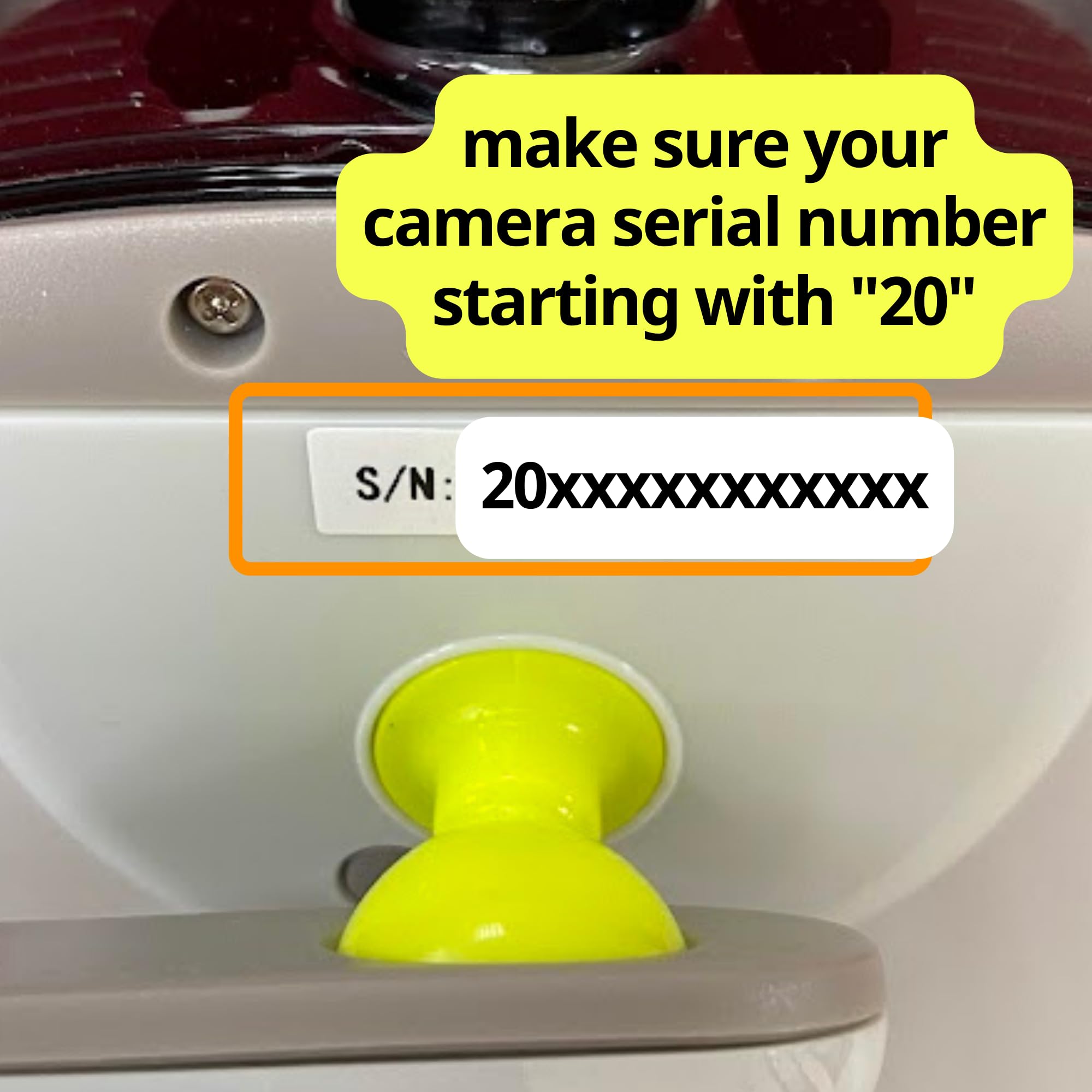 Moonybaby Replacement Monitor, Only for Camera's S/N Number Start with 20
