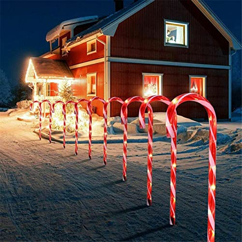 Christmas Candy Cane Lights,5pcs USB Christmas Candy Cane Lights， Outdoor Warm Led Home Garden Pathway Yard Lawn Lights， New Year Christmas Decor