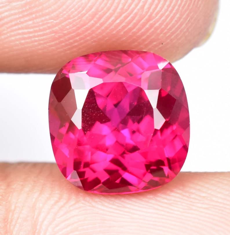 9.85 Ctw Flawless Mozambique Pigeon Blood Red Ruby Radiant Cut Gemstone GIT Certified Beautiful and Luster Making Jewelry & Ring Product