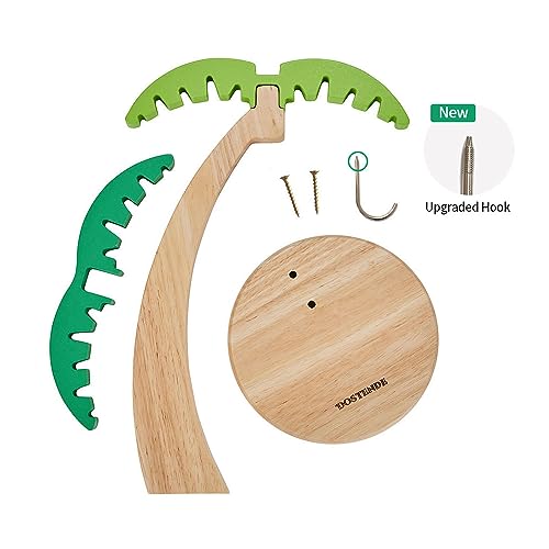 Dostende Banana Holder - Banana Hanger Tree with Stainless Steel Hook for Kitchen Countertop