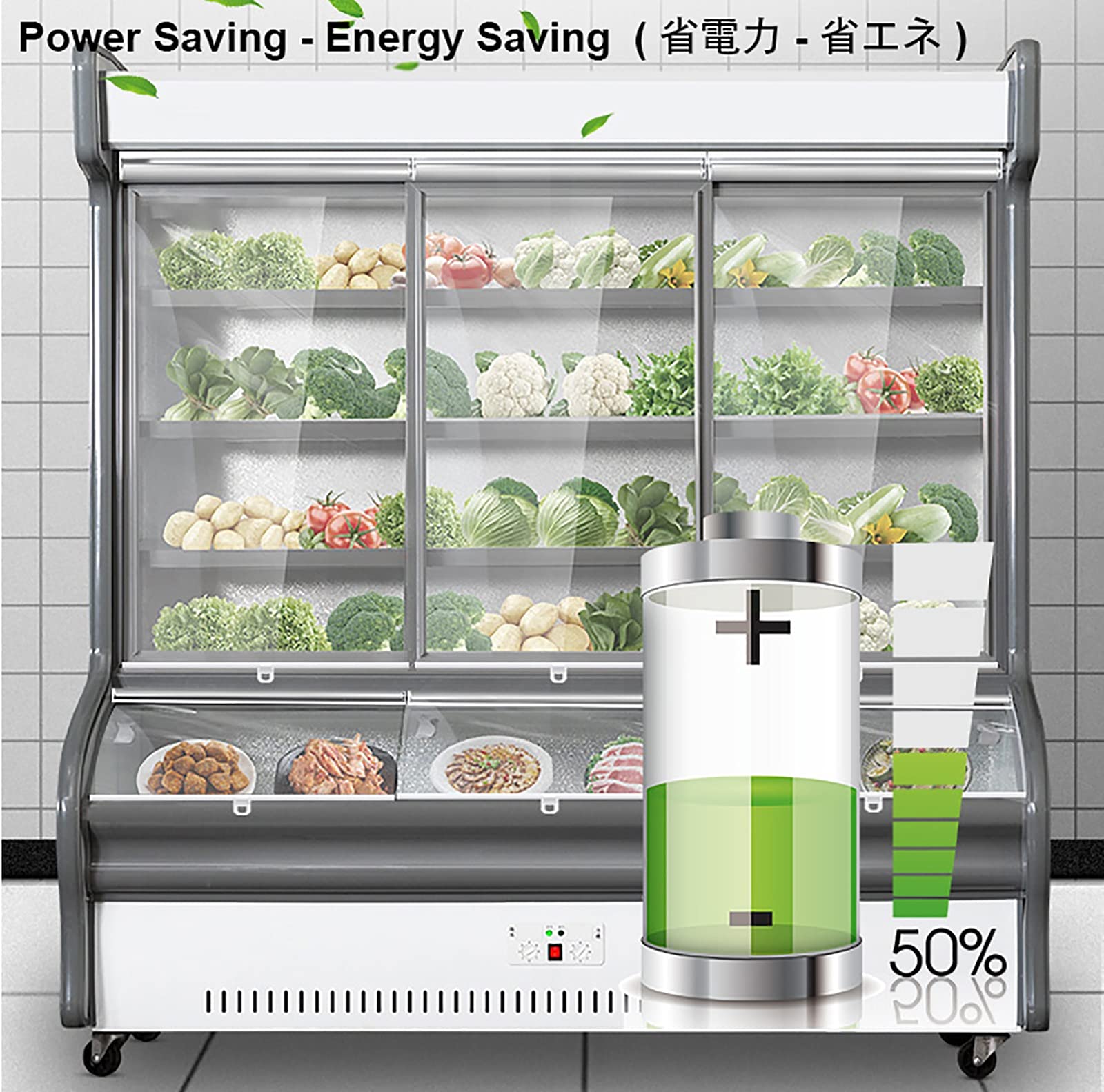 LXLZYXSF Clear Plastic Roller Shade for Supermarket Vegetables Display Cabinet/Commercial Refrigerated Upright Refrigerators, Counter Partition Blind with Handle (Size : W60cmxH150cm)