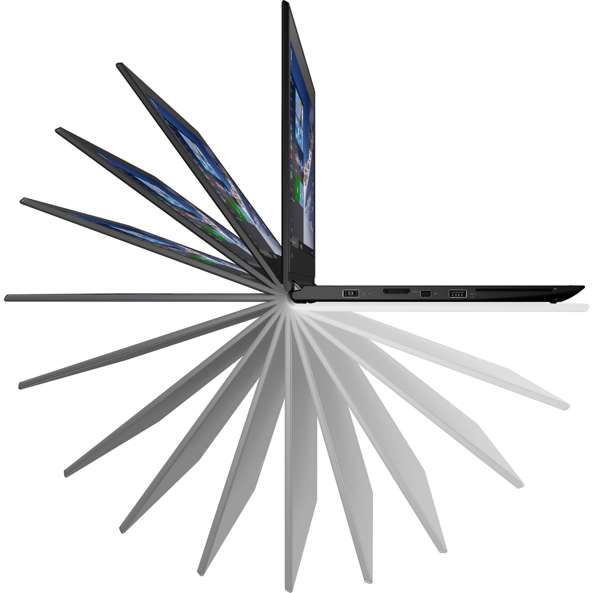 Lenovo Thinkpad Yoga 260 2-in-1 Business Laptop - 12.5" IPS Touchscreen (1366x768), Intel Core i5-6200U, 180GB SSD Opal2, 8GB DDR4, Backlit Keyboard, Windows 10 Professional 64-bit - Black