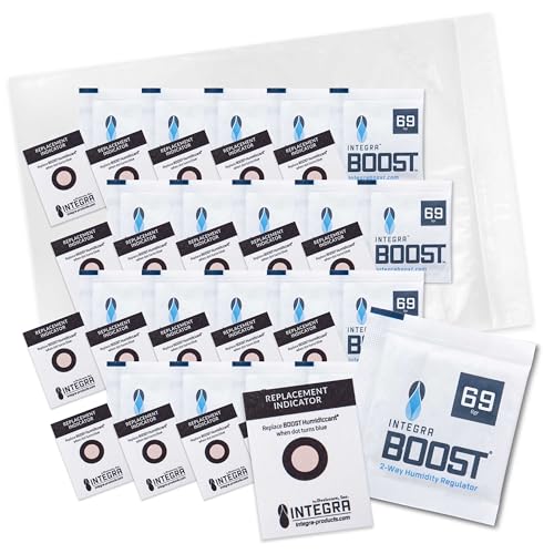 Integra Boost RH 2-Way Humidity Control, 69 Percent, 8 Gram (Pack of 20)