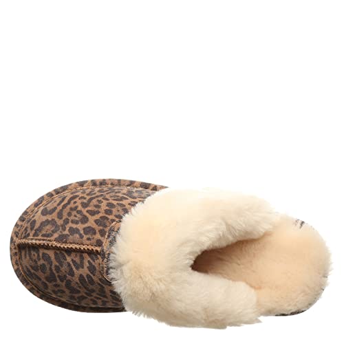 BEARPAW Women's Loki Exotic Leopard Size 7 | Women's Slippers | Women's Shoes | Comfortable & Light-Weight