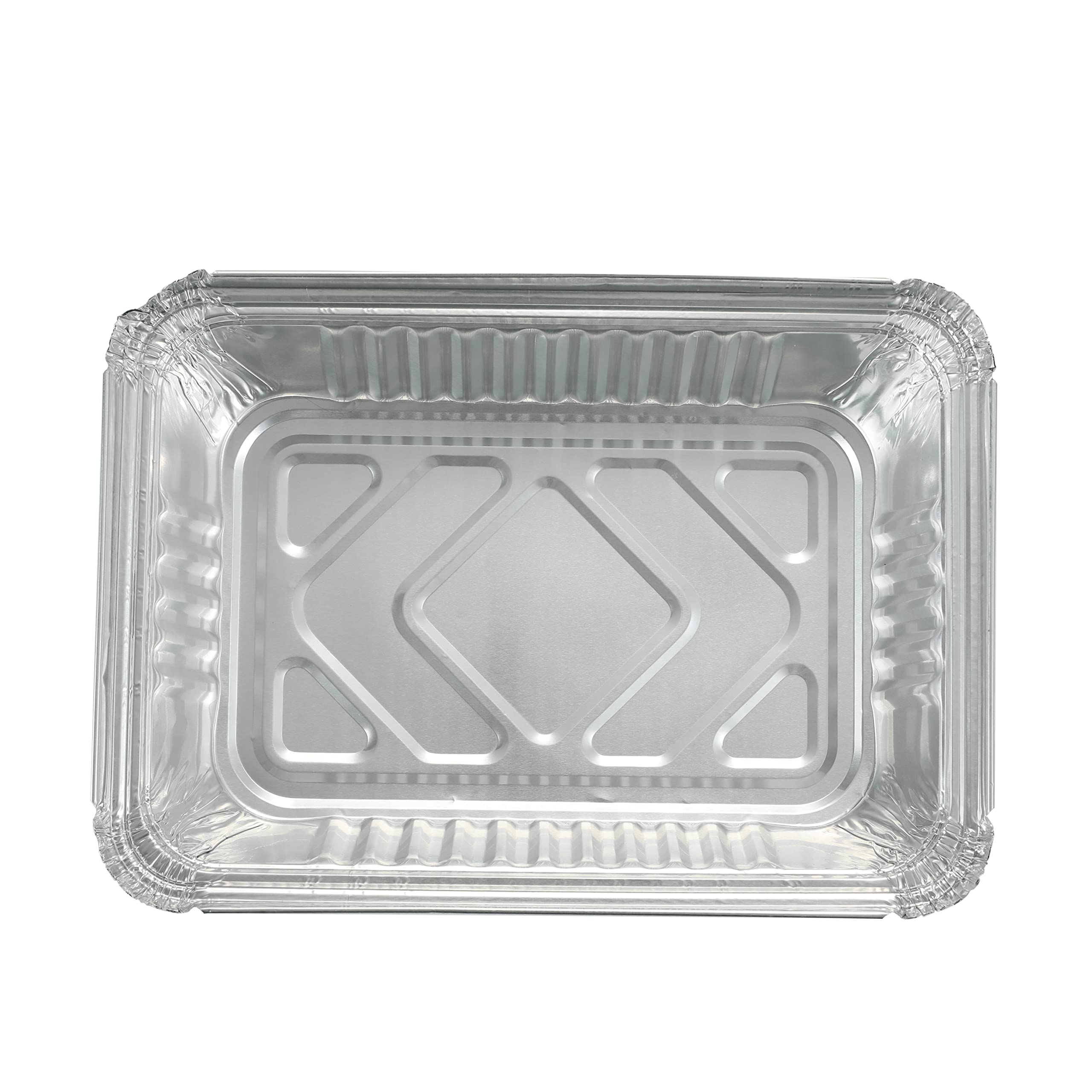 Waytiffer 25Pack Disposable Aluminum Foil Pans Heavy Duty Premium Bread Tins 2.25LB - Capacity 8.5x6.3β Takeout Pans, Tin Foil for Reheating, Baking, (25 Pack with Cardboard Lids)