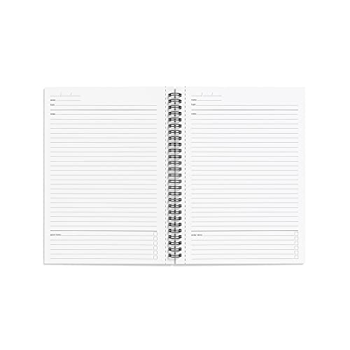 TRU RED Medium Soft Cover Meeting Notebook, Blk Tr54988