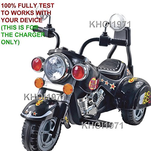 KHOI1971 Wall Charger AC Adapter Compatible with Lil Rider 80-YJ119B Harley Style Wild Child 3-Wheel Motorcycle Bike 6V-Volt Battery