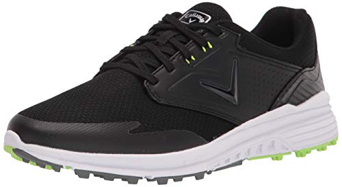 Callaway mens Solana Sl Golf Shoe, Black/Lime, 10.5 US