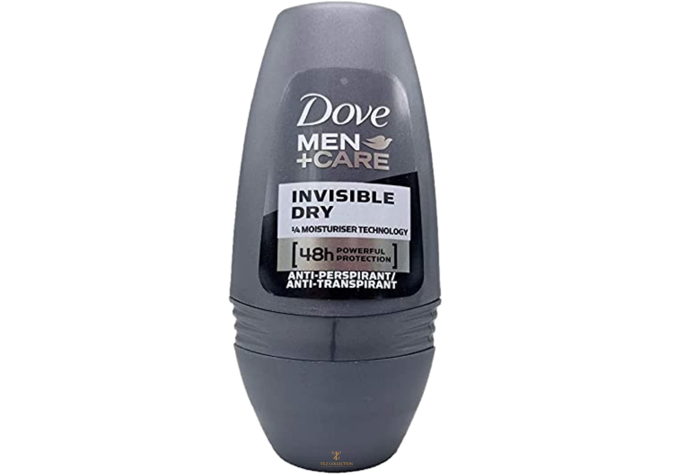 Dove Men + Care Antiperspirant Deodorant - Invisible Dry Roll-On (50ml) - Pack of 6