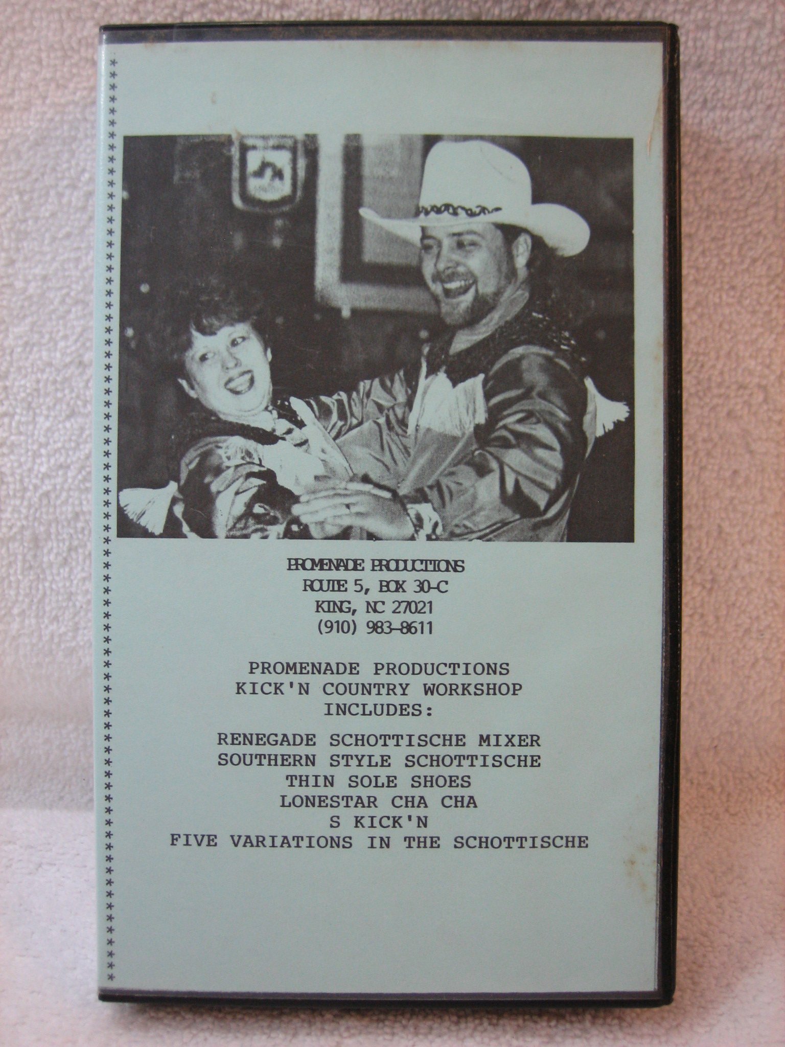 Kick'n Country Workshop - Promenade Productions #936 VHS Cassette