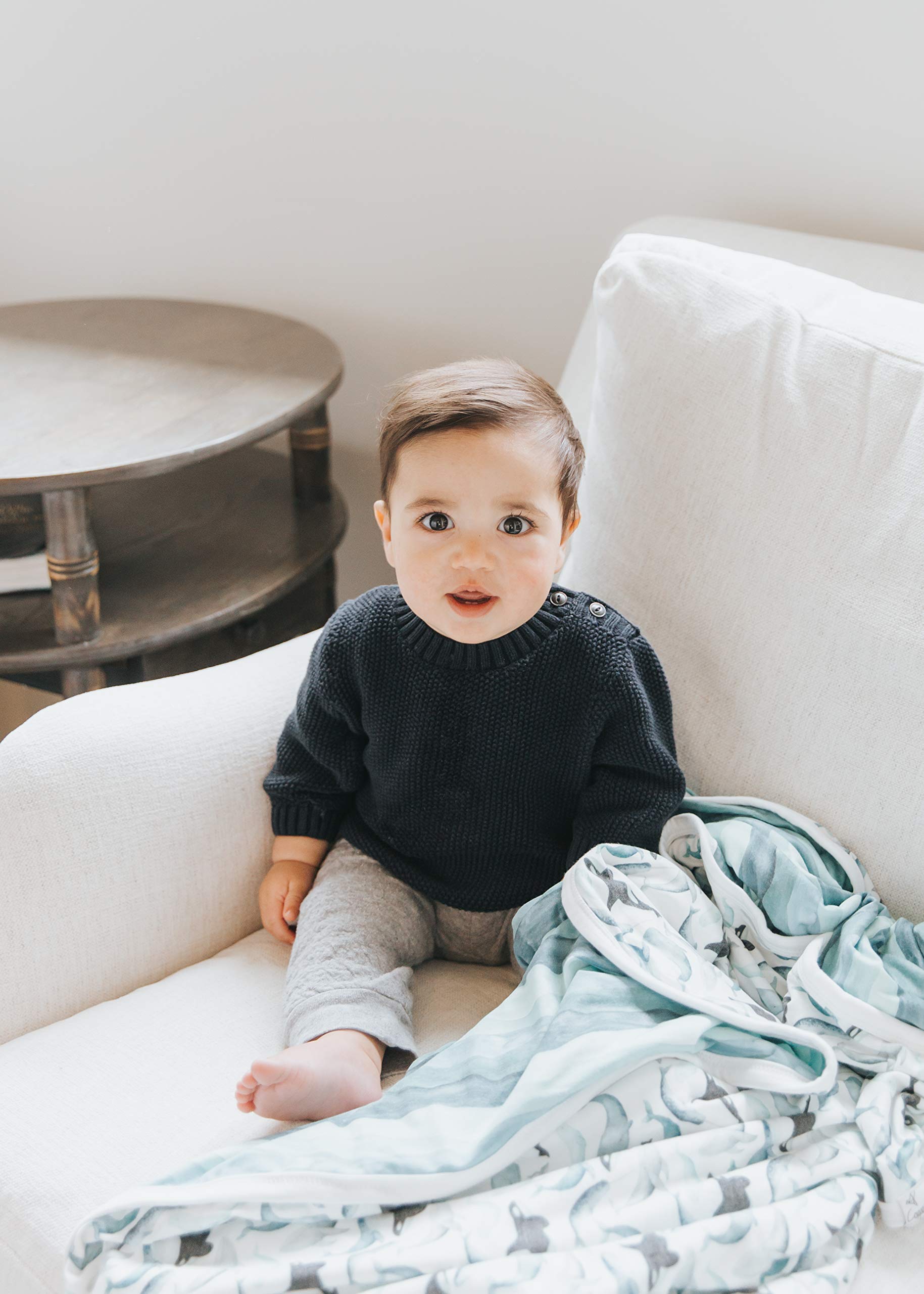 Kai Copper Pearl Three-Layer Baby Blanket: Soft Quilt for Boys & Girls | Breathable, Cozy Toddler Blanket | Newborn Quilt | 46x46 Premium Polyester/Rayon