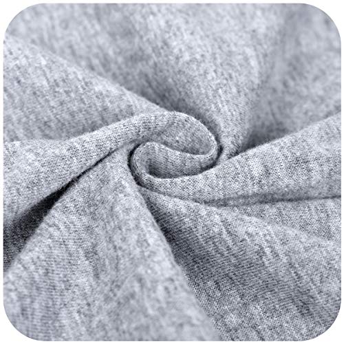 Pharmedoc Pregnancy Pillow Replacement Jersey Cover (Cover Only) for C Shaped Full Body Pillow - Body Pillow Cover Only - Grey