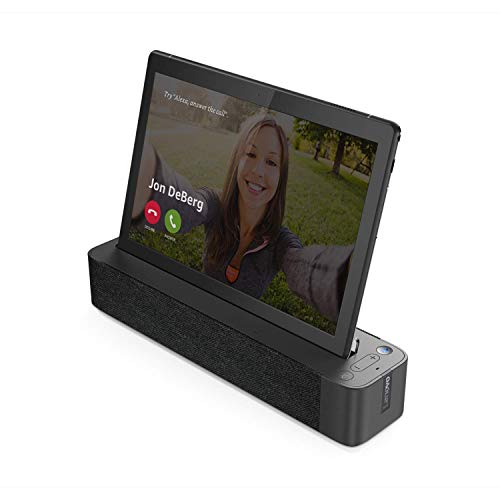 Lenovo Smart Tab M10 HD 10.1" Android Tablet 16GB with Alexa Enabled Charging Dock Included, Android Pie, ZA510007US, Slate Black