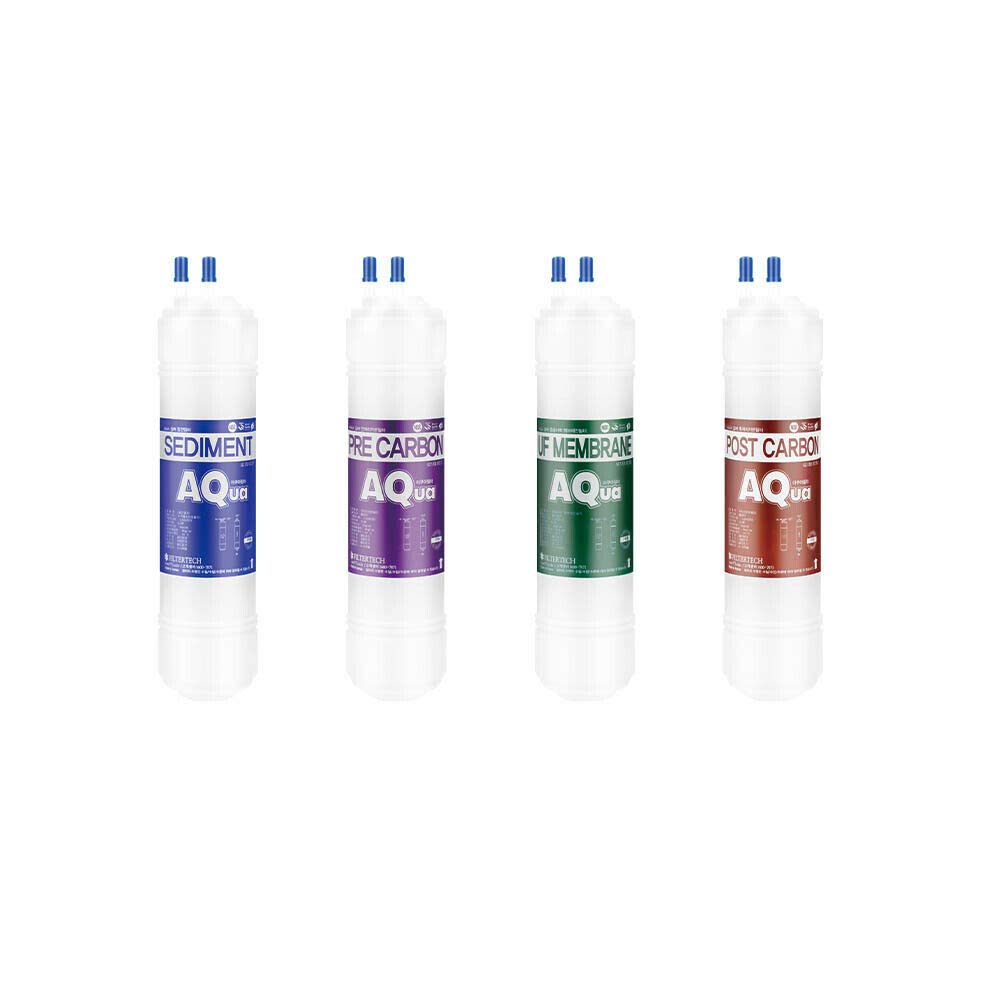 4EA Economy Replacement Water Filter Set for SK Magic: WPU-6001C/WPU-6001F/WPU-6101C/WPU-6101F - 10 microns
