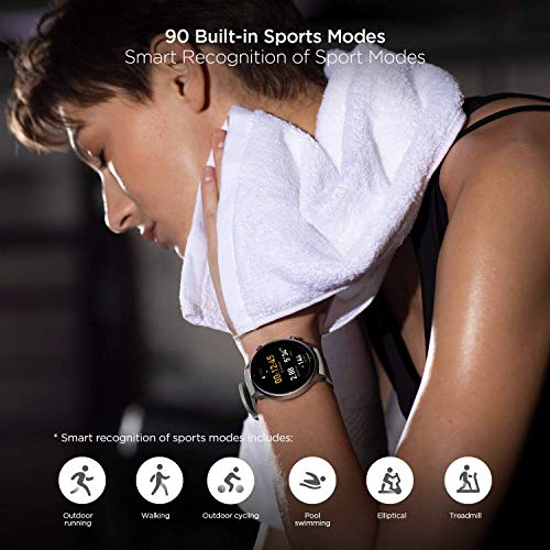 Amazfit GTR 2 Smart Watch for Android iPhone, Bluetooth Call & GTR 2e Smartwatch for Men Women with Alexa & GPS, Fitness Tracker with 90 Sports Modes, 24 Day Battery Life, Green