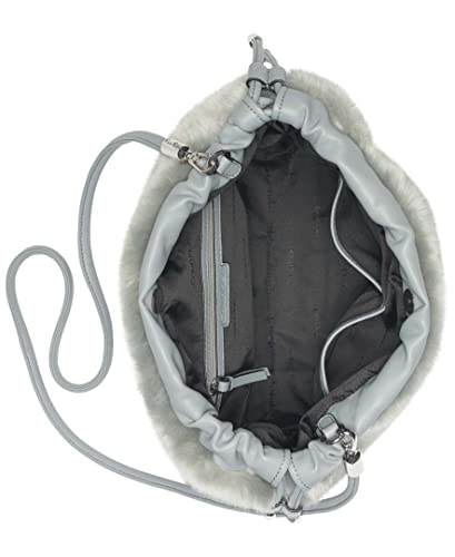 Calvin Klein Sienna Novelty Crossbody, Fawn Faux Fur
