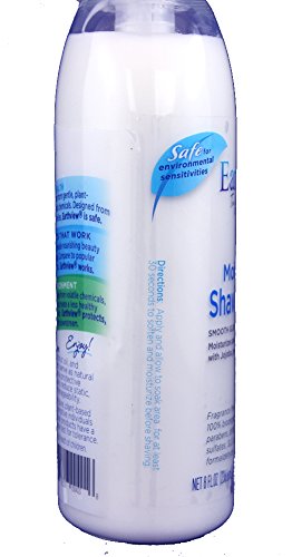 Earthview Shaving Cream, Fragrance Free, 8 oz, Natural, Smooth-Gliding Shave- Designed for Environmental Sensitivities (MCS, EI, MI)