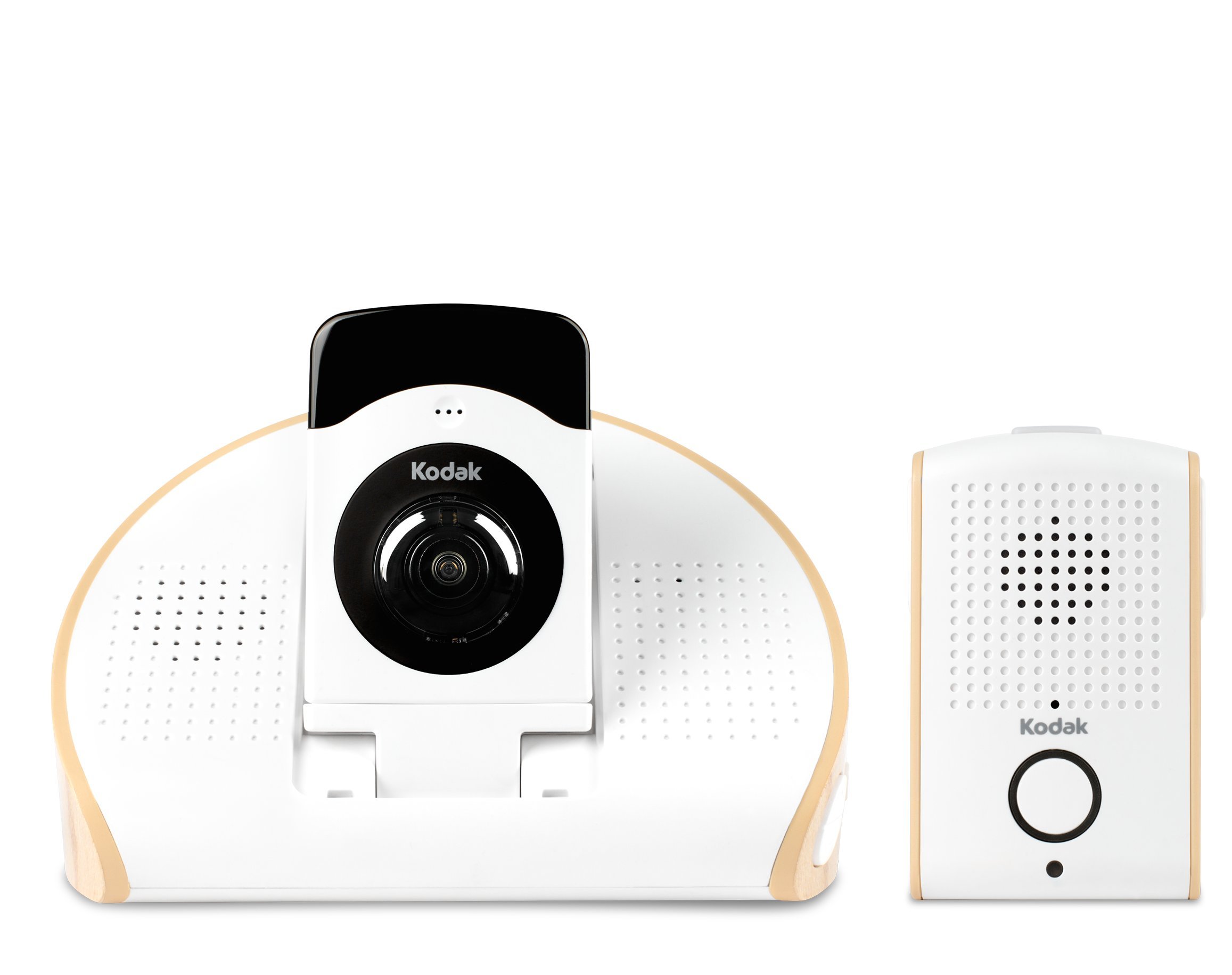 kodak CFH-BVA10 180-Degree HD Wi-Fi Video Baby Monitor, Night Vision (White)
