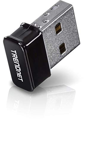 TRENDnet Micro N150 Wireless & Bluetooth 4.0 USB Adapter, Class 1, N150, Up to 150Mbps WiFi N, TBW-108UB Silver