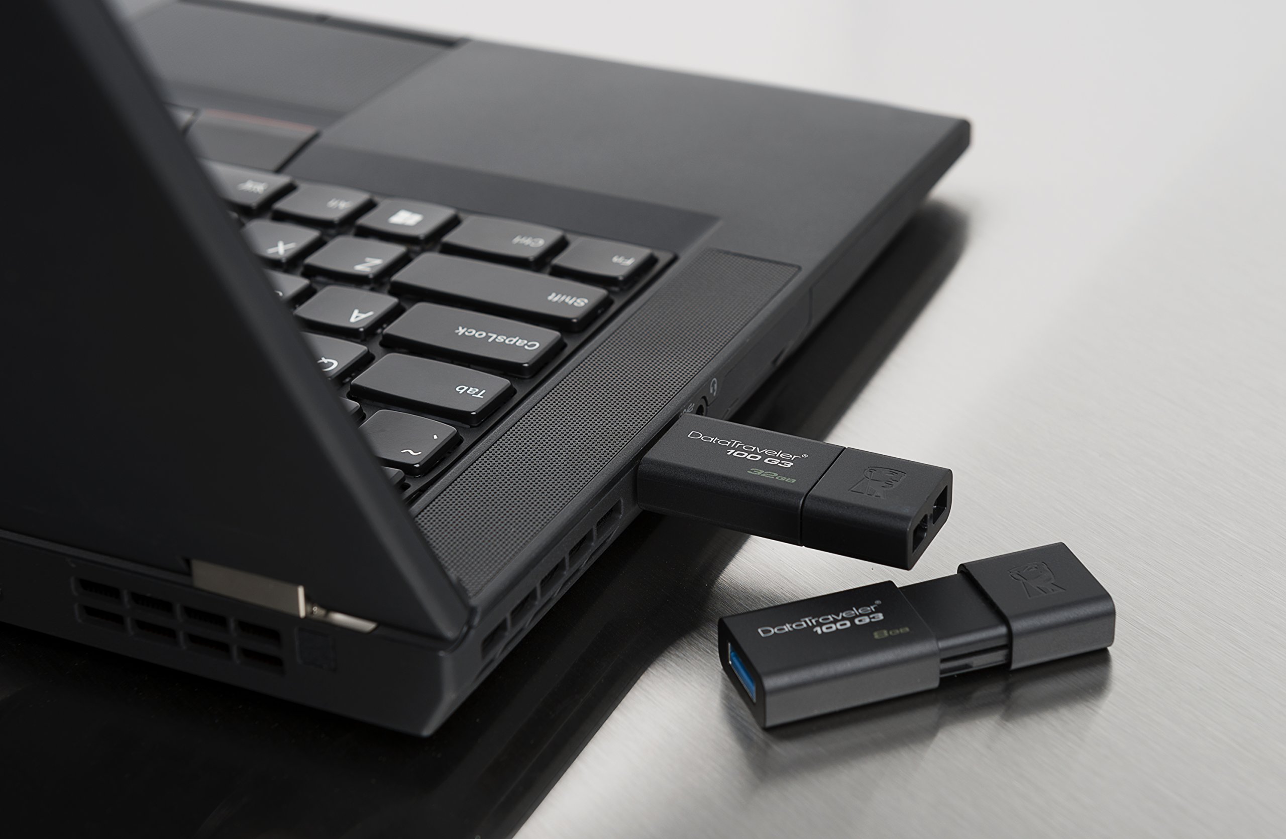 Kingston 32GB USB 3.0 Black DataTraveler 100 G3 2 Pack DT100G3/32GB-2P