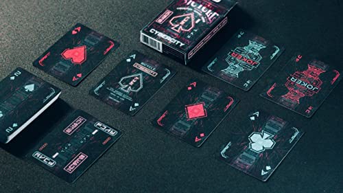Bicycle Cyberpunk Cybercity Premium Playing Cards, 1 Deck