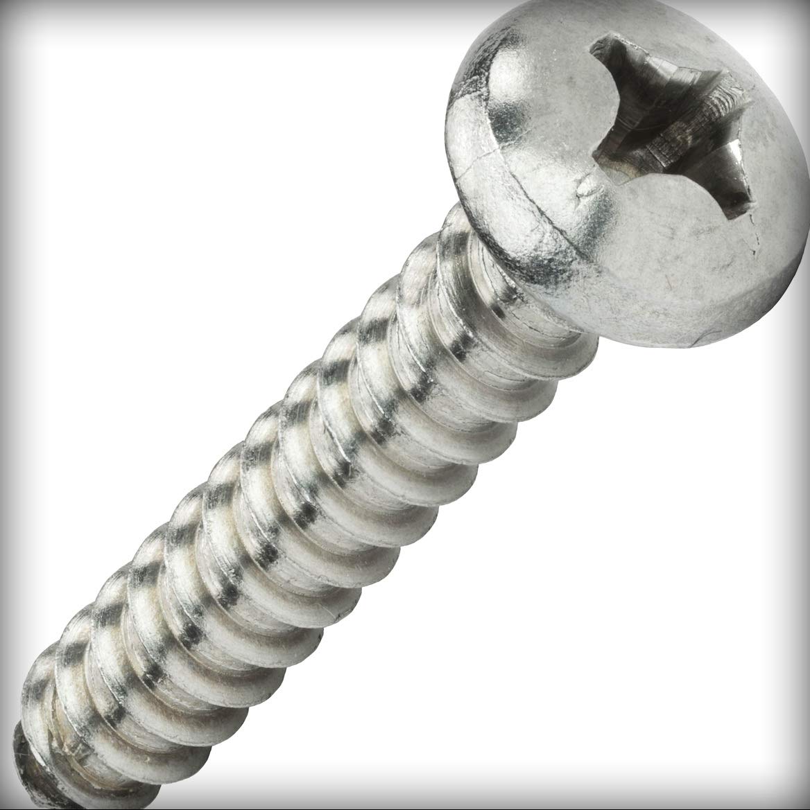 New Pack of 25 Pcs #1 x 7/16" inch Self Tapping Hardware Machine Screws Kit Sheet Metal Pan Head Stainless Steel Set Warranity by Pr-Merchant