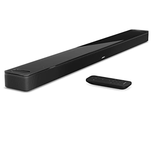 Bose Smart Soundbar 900 with Bass Module 500 for Soundbar, Black