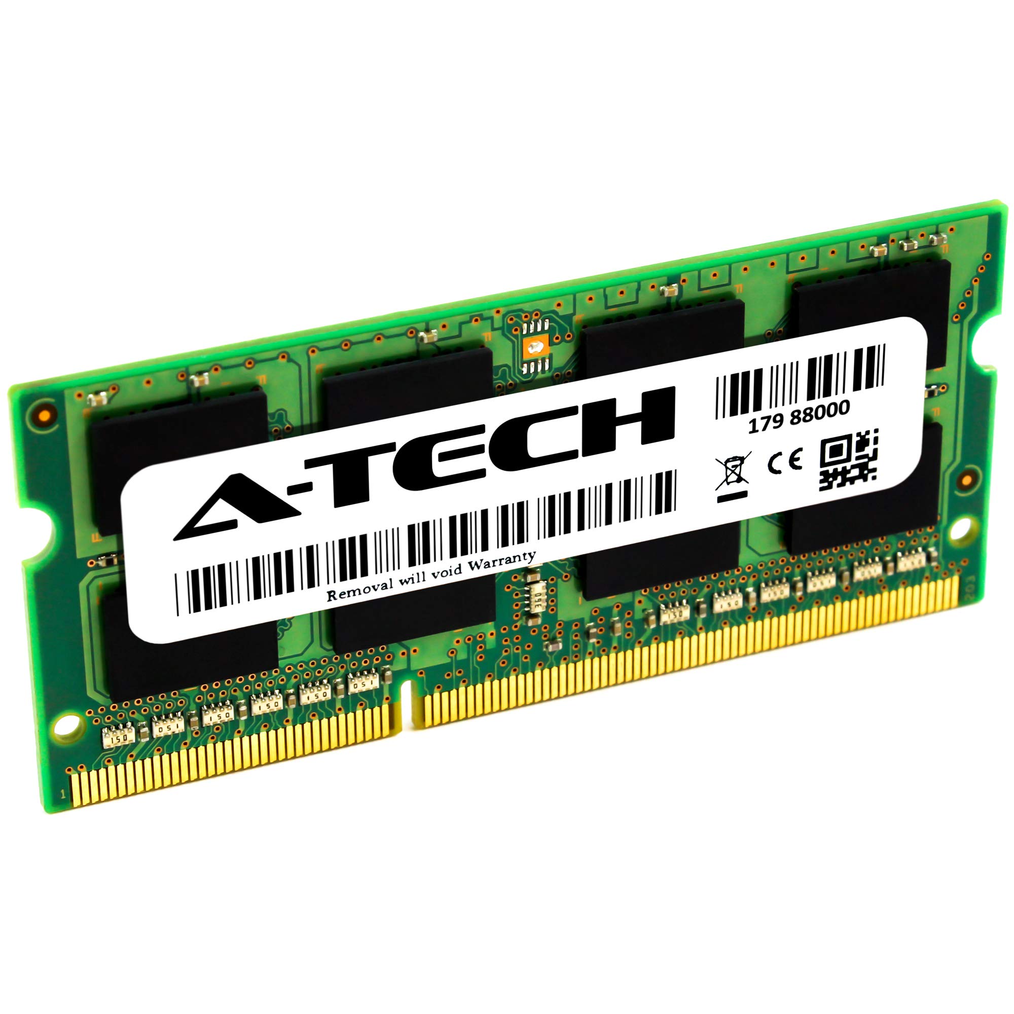A-Tech 8GB RAM Replacement for Samsung M471B1G73QH0-YK0 | DDR3/DDR3L 1600MHz PC3L-12800 2Rx8 1.35V SODIMM 204-Pin Memory Module