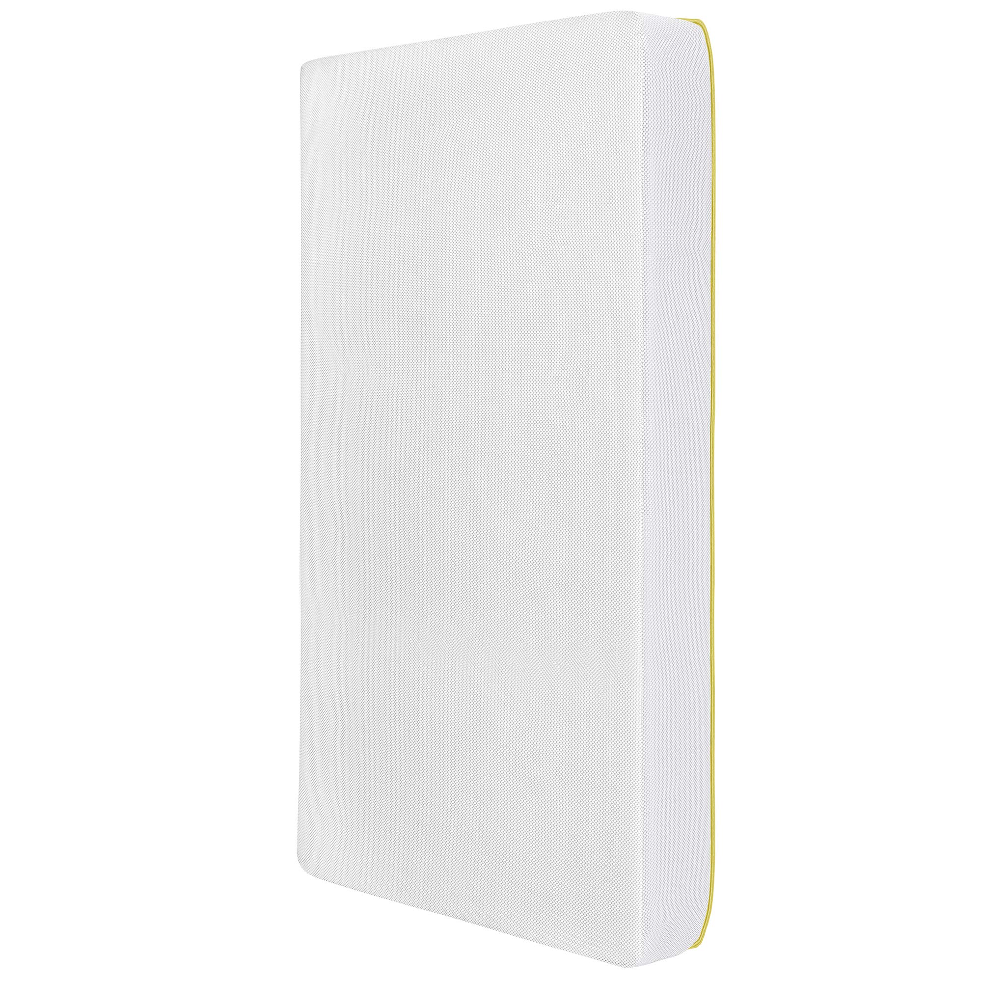 Dream On Me 2-in-1 Breathable 132 Premium Coil Inner Spring Standard Crib and Toddler Mattress, White, 51.5 x 27.5, 17 lb