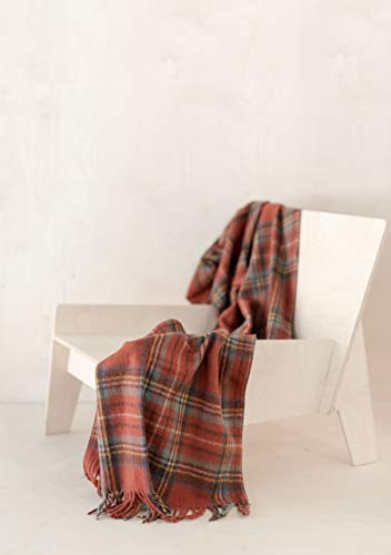 The Tartan Blanket Co. Recycled Wool Knee Blanket in Stewart Royal Antique Tartan (28" x 65")