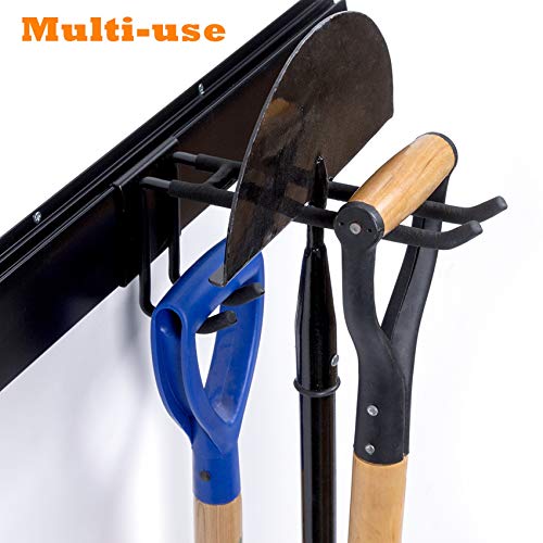 WALMANN Garage Storage Organization System Ski Wall Rack 10 Pairs of Skis Mount Hanger Home Shed and Garage Snowboard Wall Rack System Holds Up to 300lbs