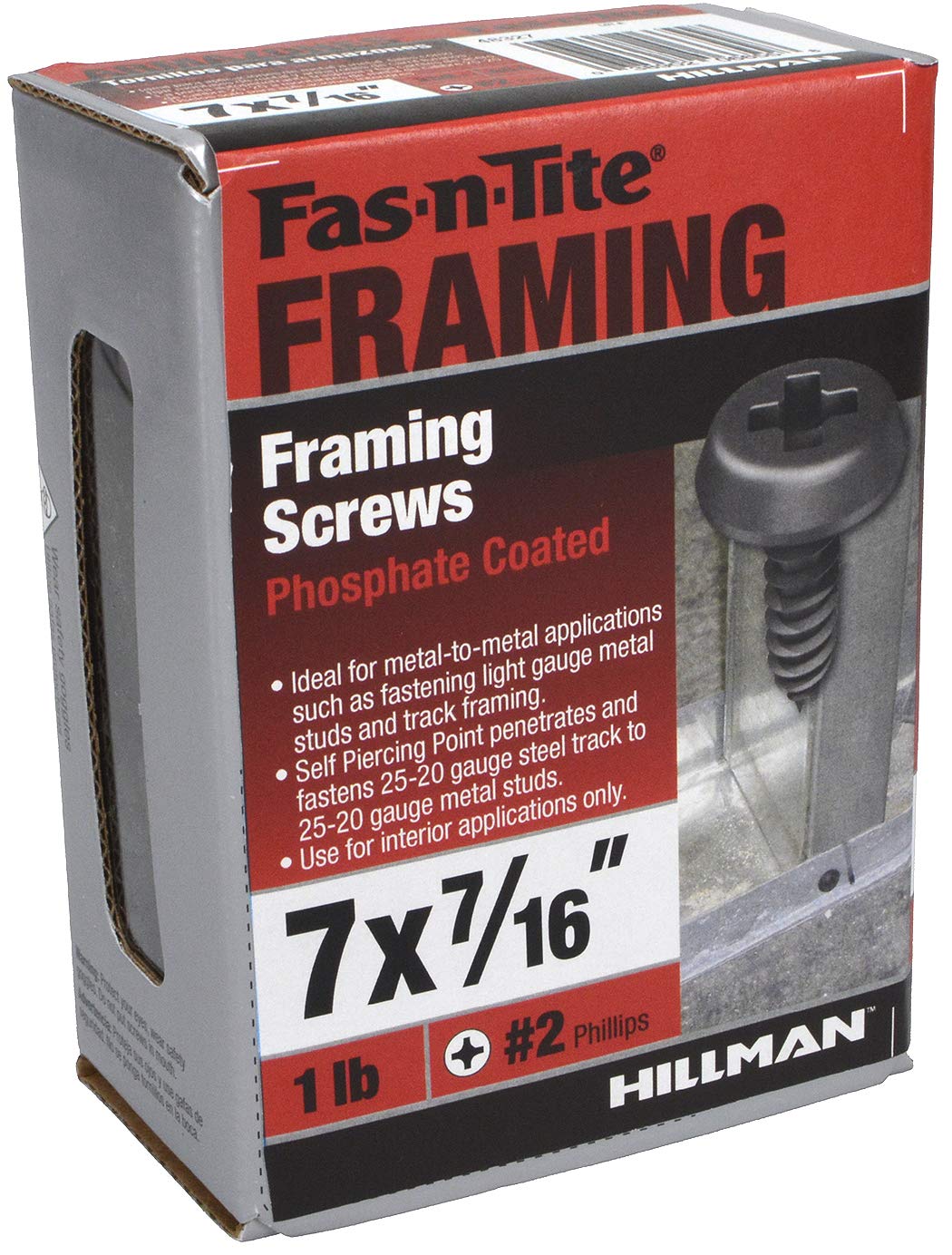 Fas-N-Tite Phosphate-Coated Framing Screw (#7 x 7/16")