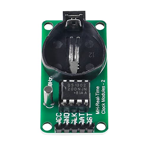 ACEIRMC 6pcs DS1302 Real Time Clock Module High Precision Development Green for Arduino AVR ARM