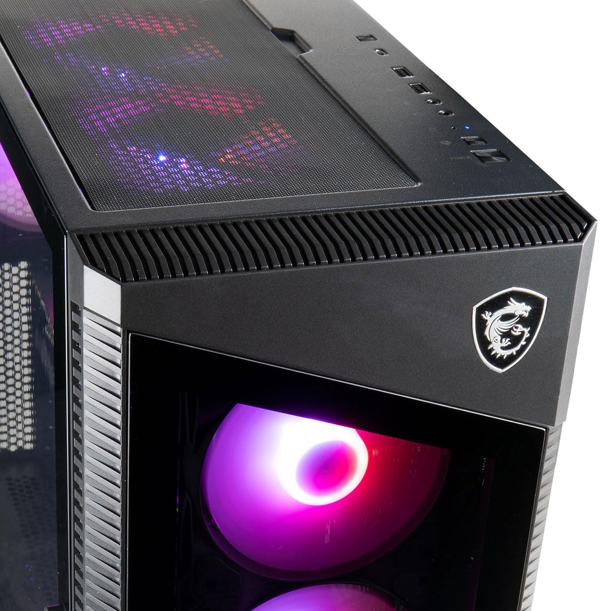 MPG Velox Gaming Desktop (NVIDIA GeForce RTX 4060, AMD 8-Core Ryzen 7 5700X, 32GB DDR4 RAM, 1TB NVMe SSD, WiFi, Windows 11 Home) RBG Gamer PC Computer