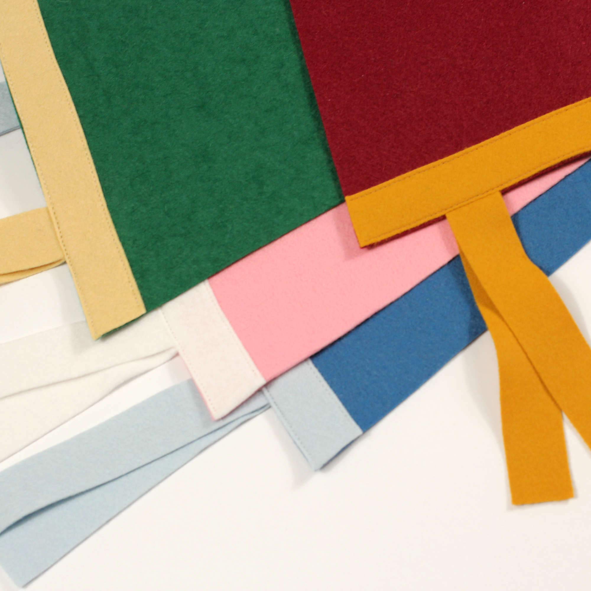 Lulu's Playhouse Custom Felt Name Pennant Flag - Personalized Banner Sign Wall Decor Kids Room Nursery