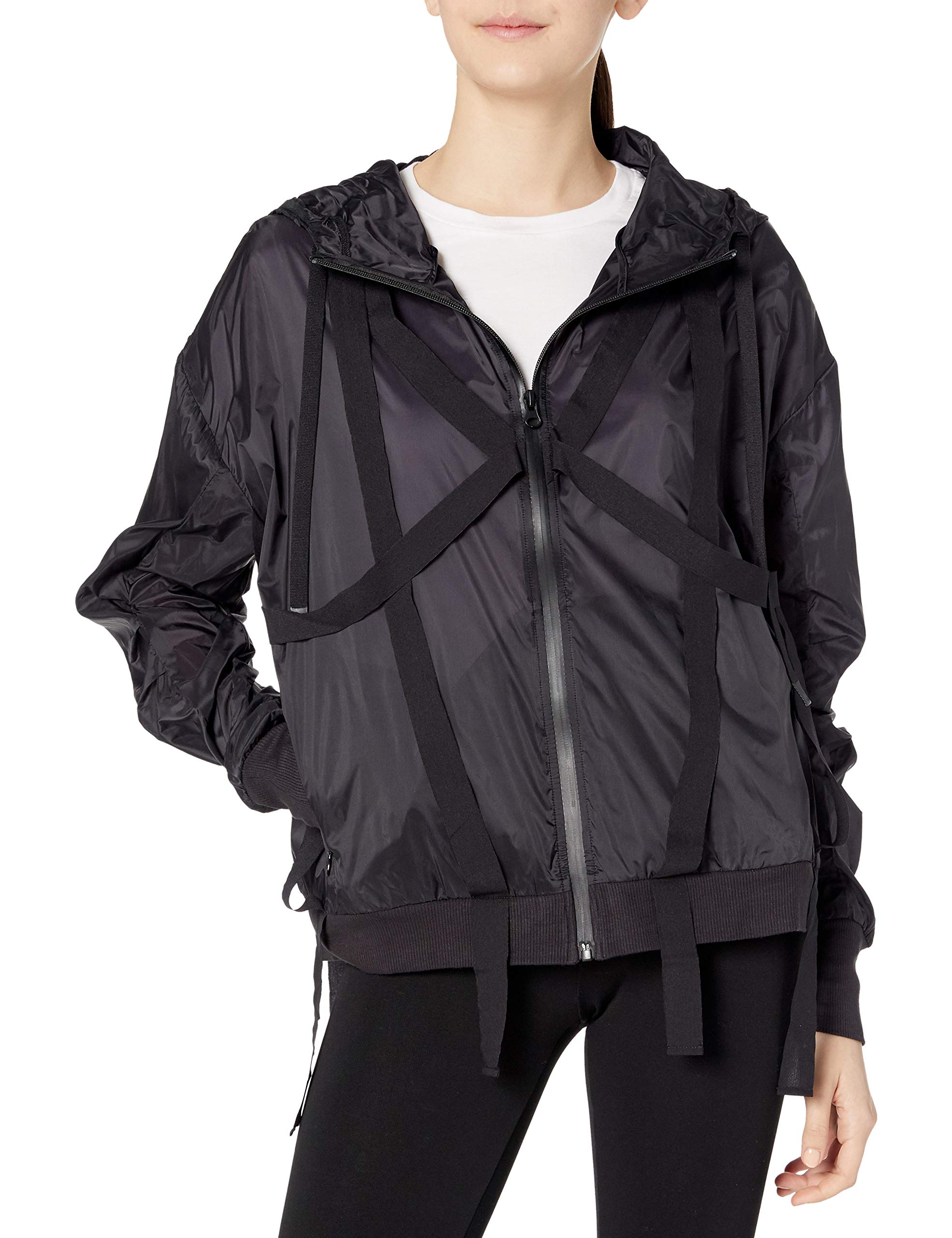 Alo Yoga womens Sway Jacket Windbreaker, Black, X-Small US