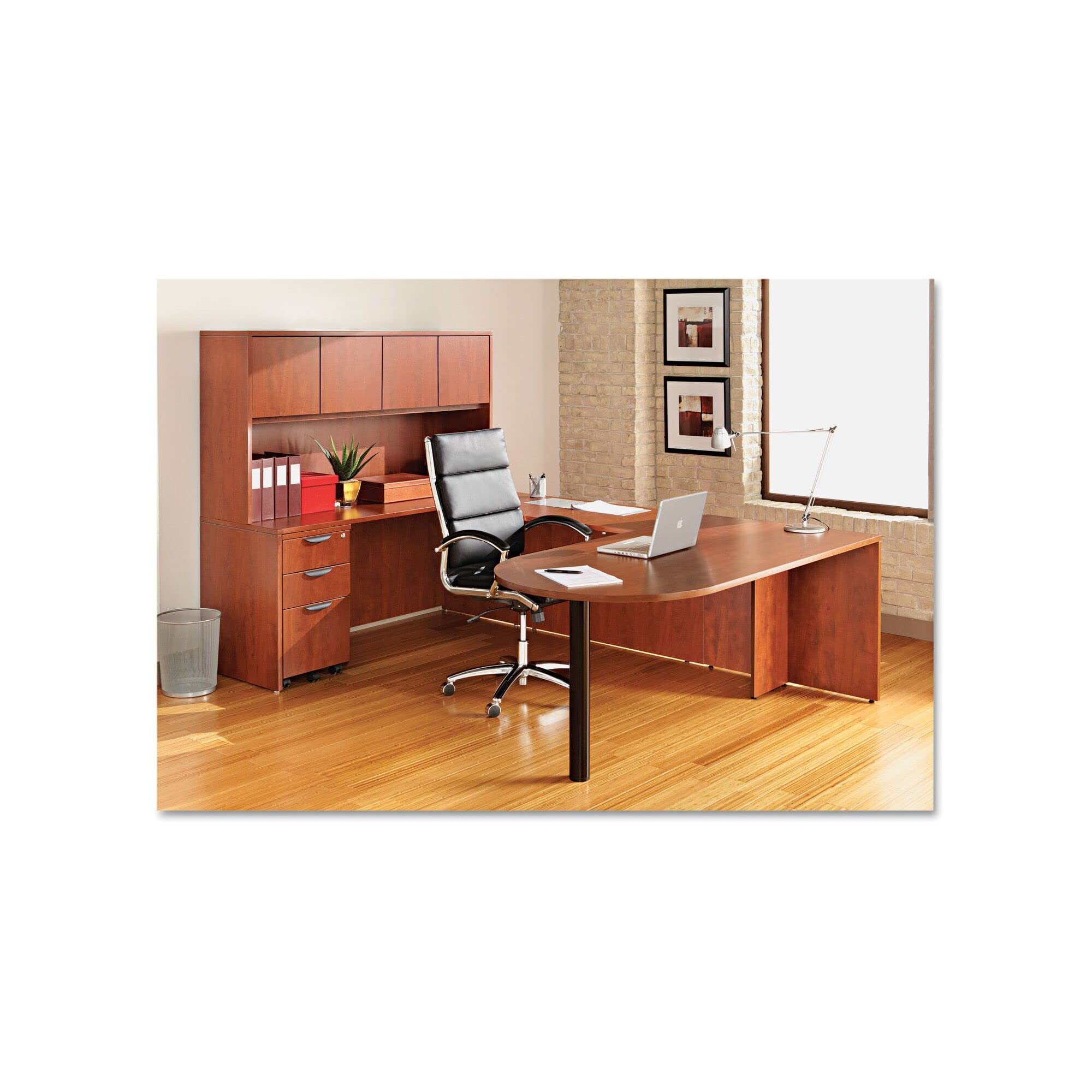 Alera ALE Valencia Series D Top Desk, 71w x 35 1/2d x 29 5/8h, Medium Cherry