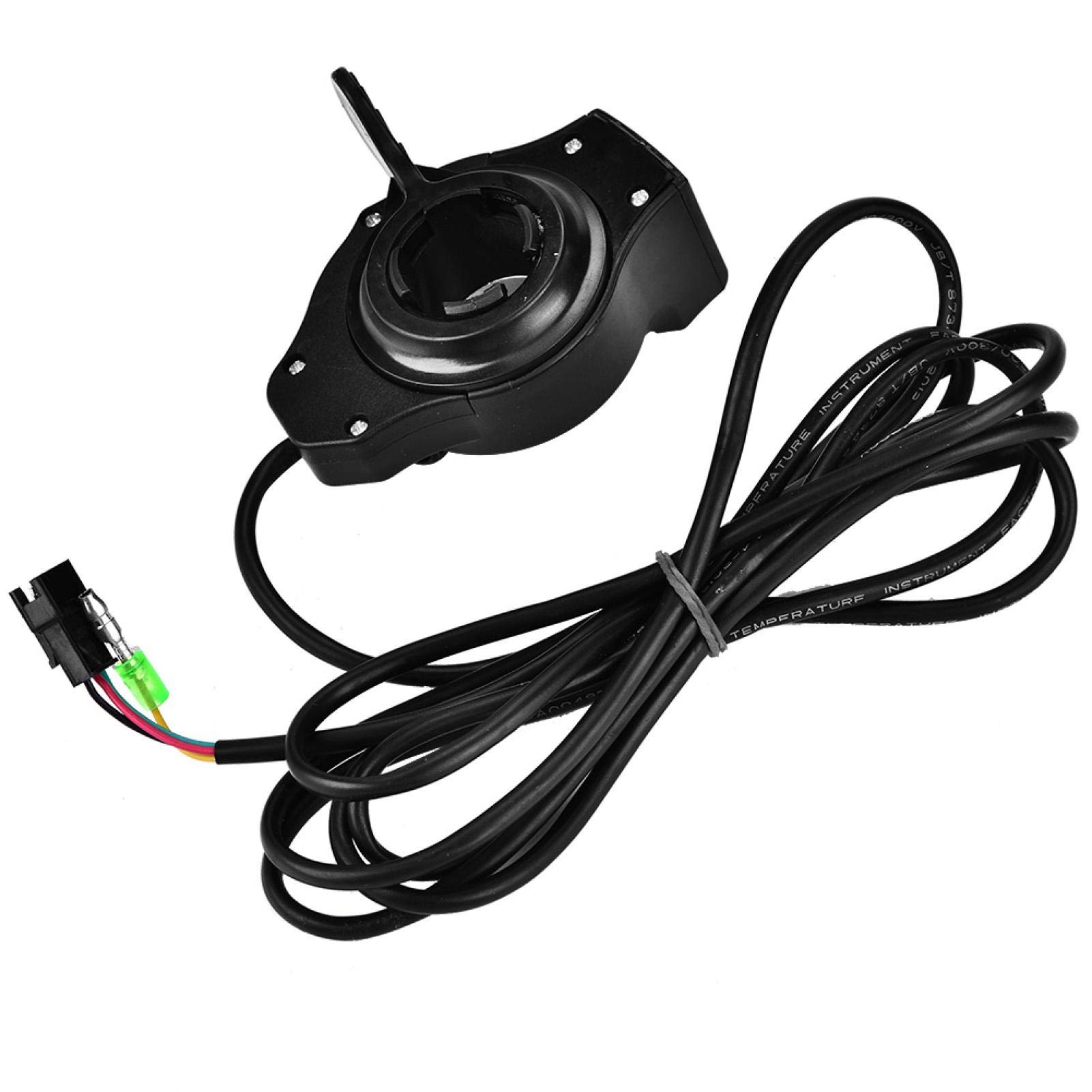 Alomejor 12V - 99V Ebike Scooter Thumb Throttle with LCD Battery Voltage Display Accessory