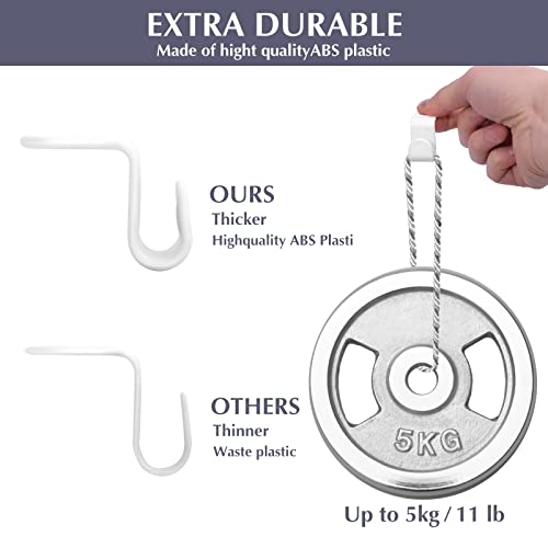 50PCS Clothes Hanger Connector Hooks Space Saving Cascading Hangers Closet Organizers Space Saver Hanger Extenders for Clothes (White)