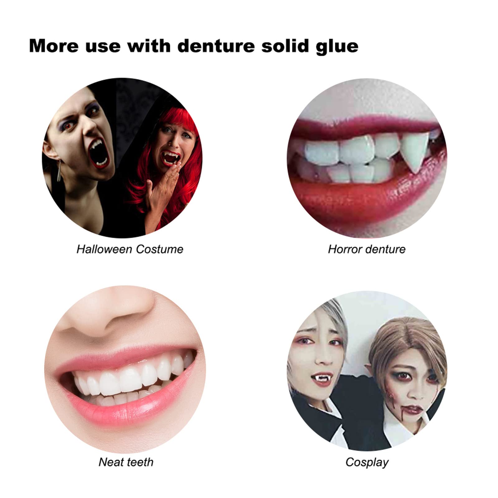 Temporary Broken Teeth Repair Kit, Moldable False Teeth for Snap On Instantly