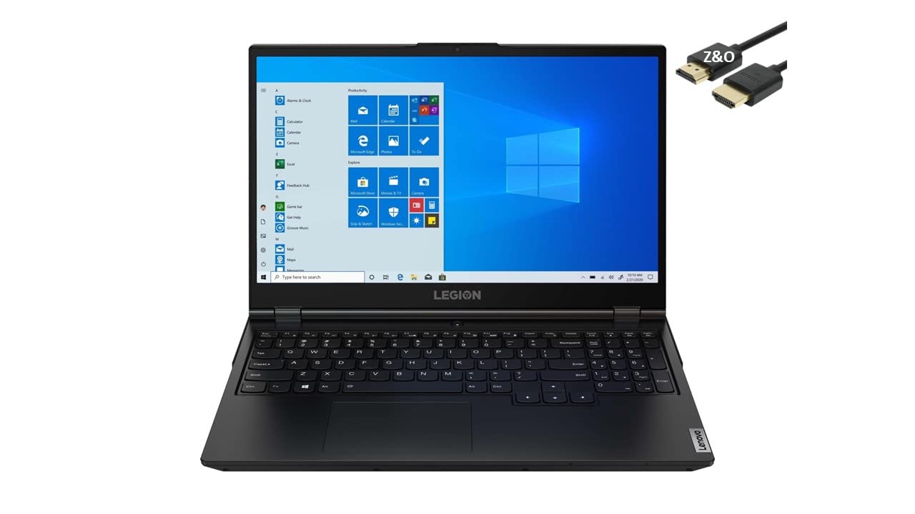 Lenovo 2022 Legion 5 Gaming Laptop, 15.6" FHD Display, Intel 8-Core i7-11800H(Beat AMD Ryzen 7 5800H), NVIDIA GeForce RTX 3050Ti, Windows 11H, Z&O HDMI Cable (16GB RAM | 1TB SSD, Intel i7-11800H)