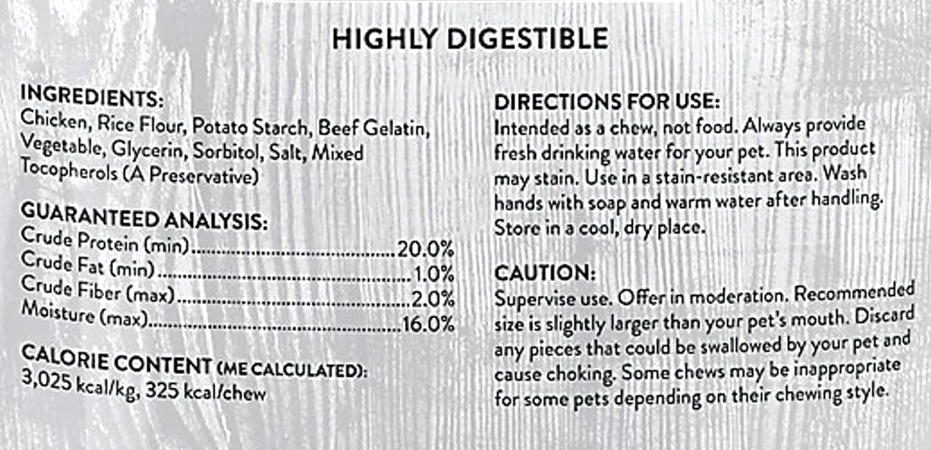 AccessiPets Dog Chews Bundles for Large Dogs, 7 Inch Rawhide Free Alternative Retriever Rolls Bundle with 1 Dog Waste Roll, Long-Lasting Dental Treats (Chicken, 5 Count)