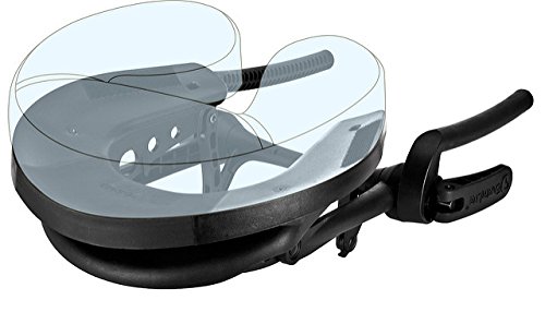 EARTHLITE Massage Table Face Cradle FLEX-REST - Self-Adjusting, Flexible Platform with Strata Memory Foam Face Pillow, Vanilla Crème