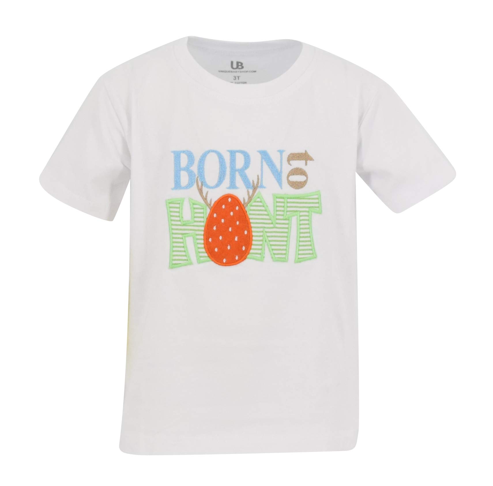 Unique Baby Boys Born to Hunt Easter Eggs Outfit (18 Months, Green)