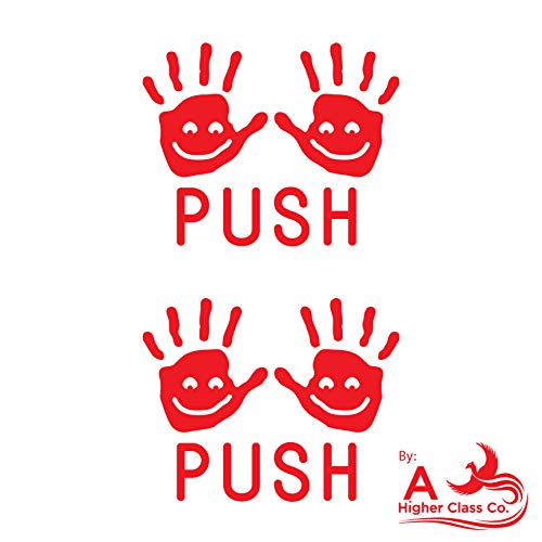 Push Hands Classroom Sensory Path Accessory - for School Walls or Floors (2 - Sets) (Blue)