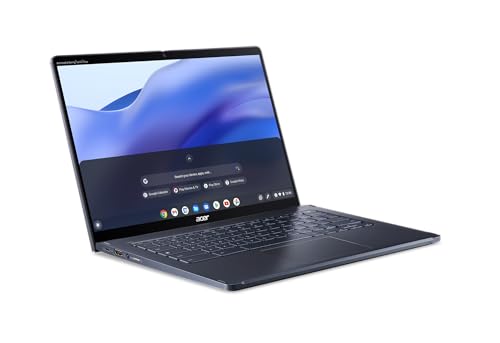 acer Chromebook Spin 714 CP714-1WN-53M9 Laptop Intel Evo Intel Core i5-1235U 14" 1920x1200 IPS Touch Display 8GB LPDDR4X 256GB SSD Wi-Fi 6E FHD MIPI Webcam Backlit Keyboard Chrome OS