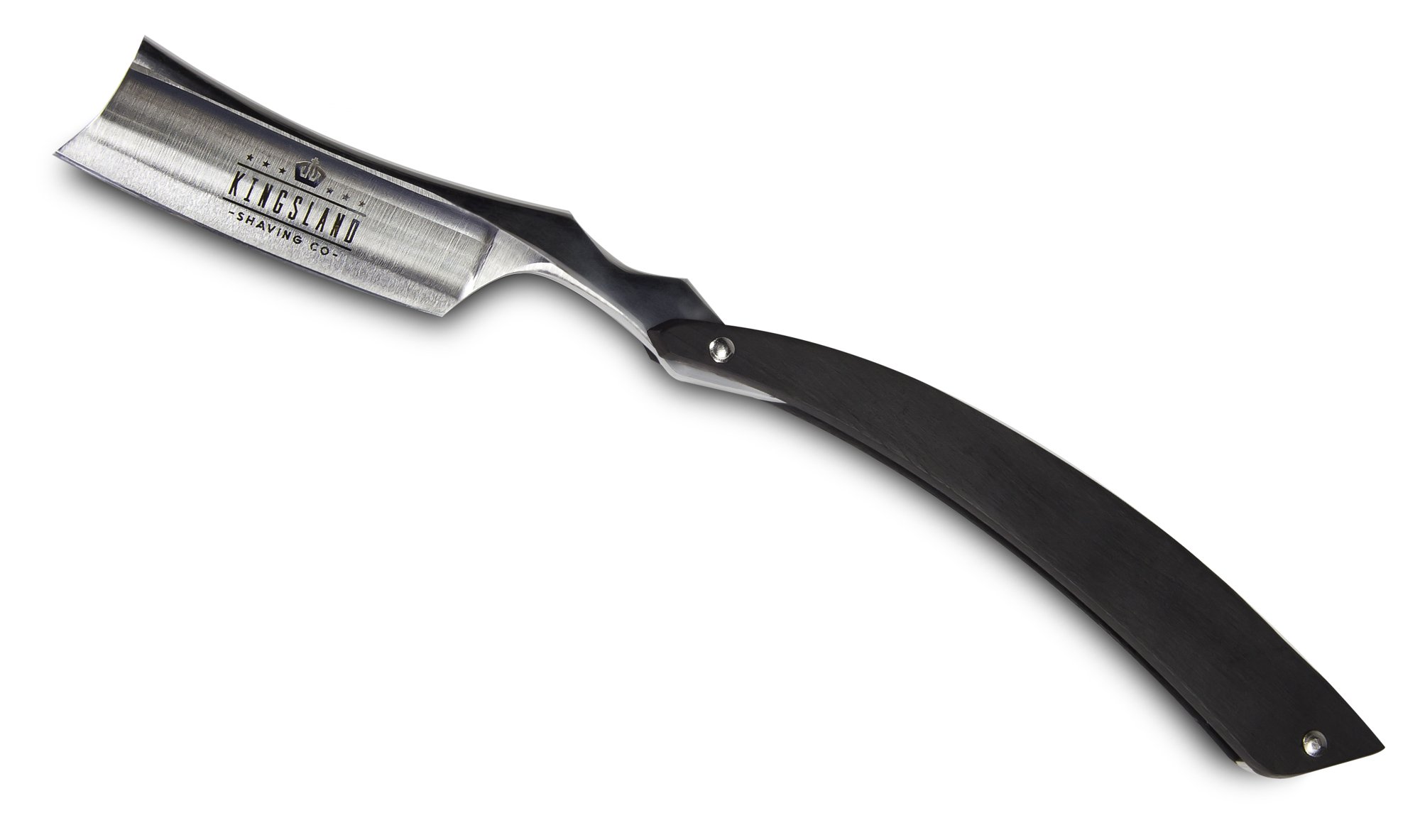 Straight Razor Shave Ready Hand Made Sharpened Vintage Wood Handle Steel Blade - Kingsland Shaving Co. - Professional Barber Approved Cut Throat Honed Straight Edge Blade Shaving Kit