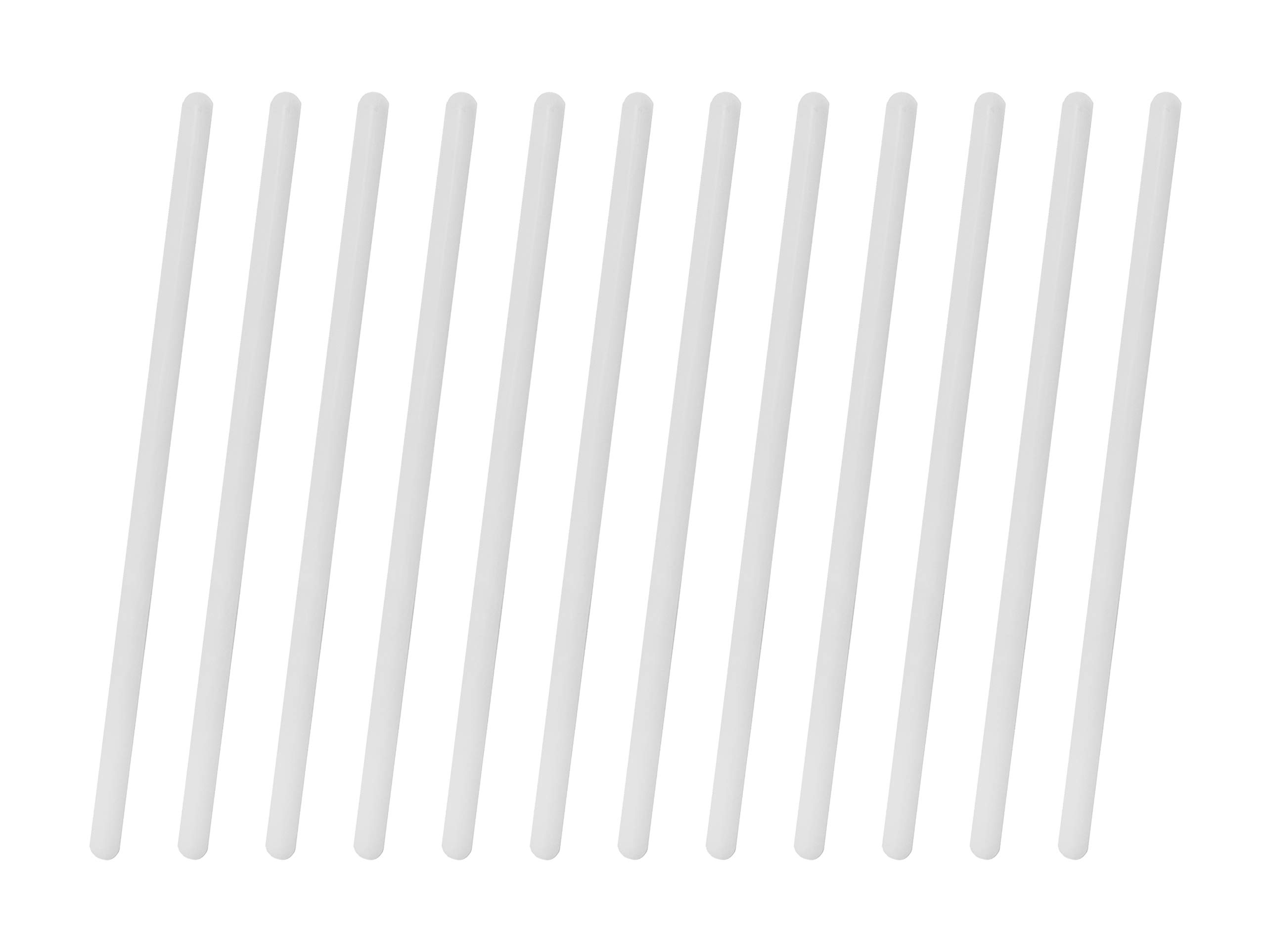 EISCO 12PK Polypropylene Stirring Rods, 5.9" - Rounded Ends, 6mm Diameter - Excellent for Laboratory or Home Use - Chemical & Heat Resistant Plastic